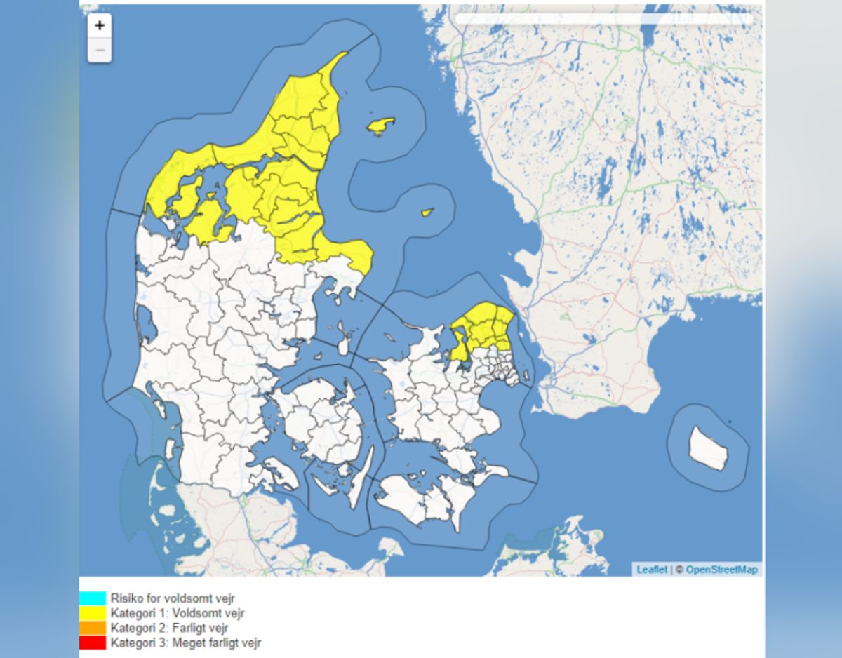 DMI advarer om voldsomt vejr • Newsbreak.dk DMI advarer om voldsomt vejr • Newsbreak.dk