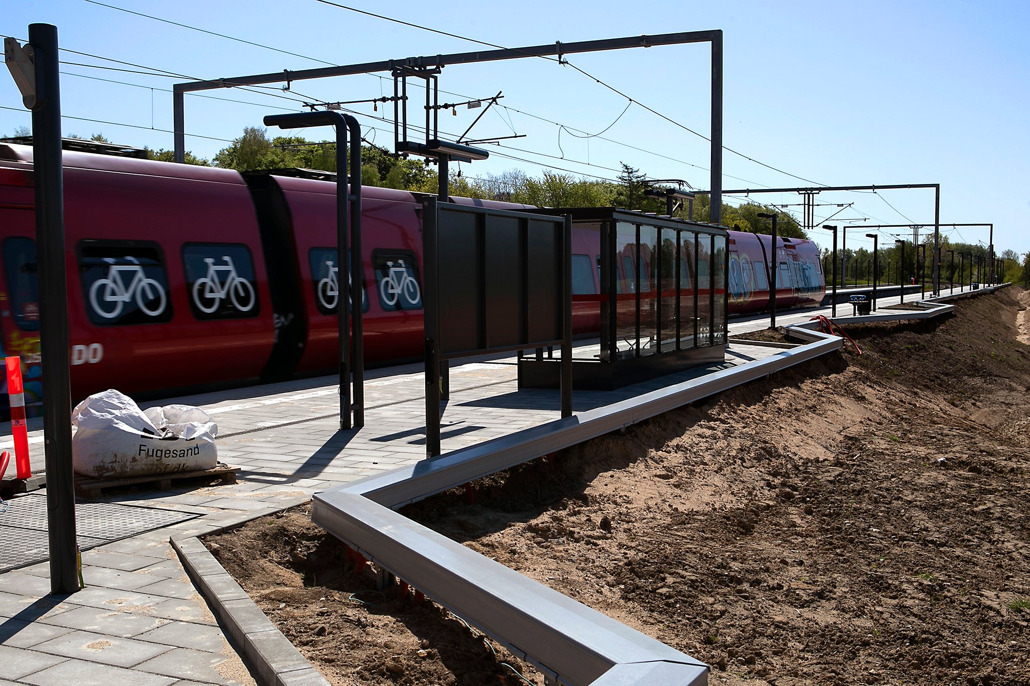Nu åbner Favrholm Station: Fejres med snoreklip og æbleskiver ...