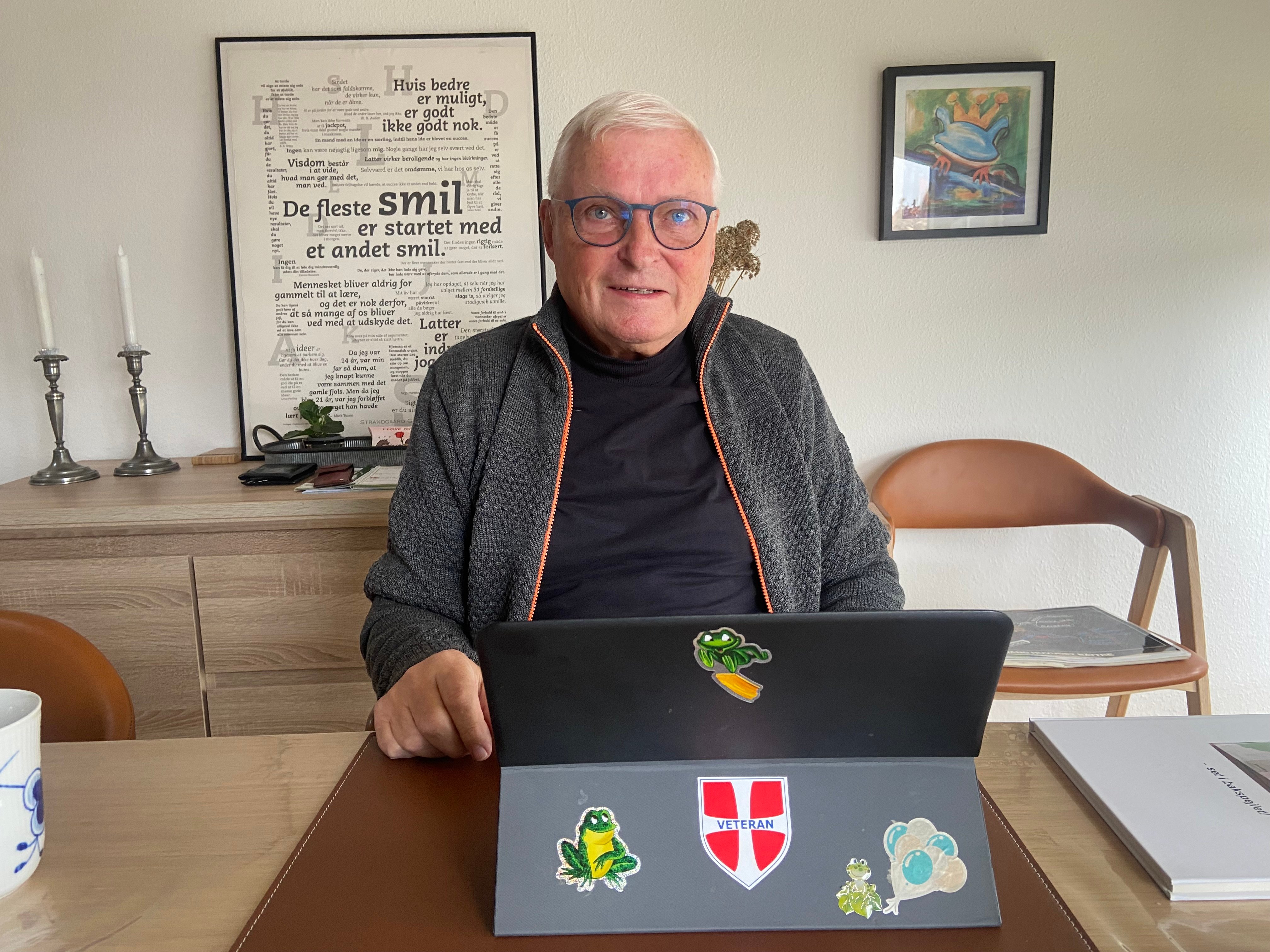 Veteranernes mand fylder 80: Først og fremmest er jeg morfar ...