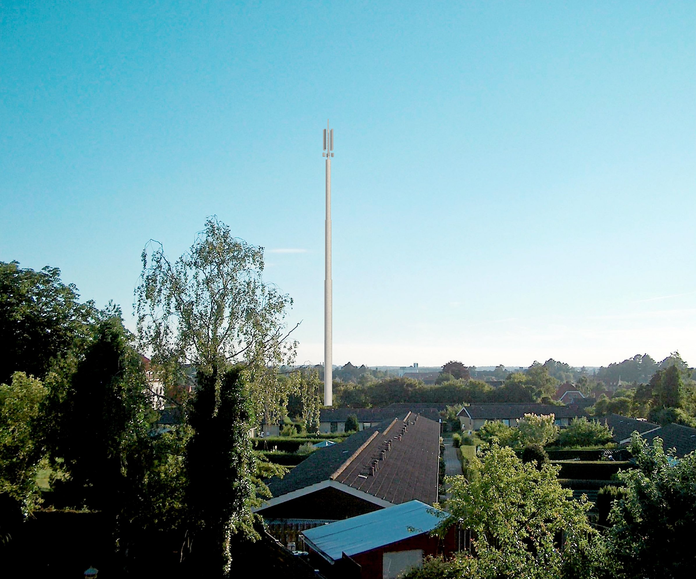 Boliger sat på stand by: I stedet får landsbyen en telemast ...