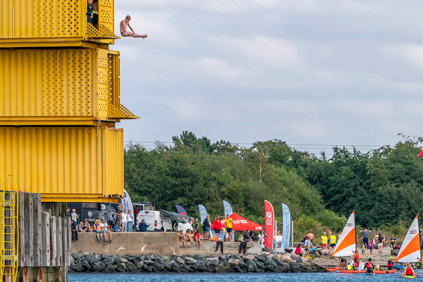 Vilde Victor hopper fra 27 meters højde – Sjællandske Nyheder