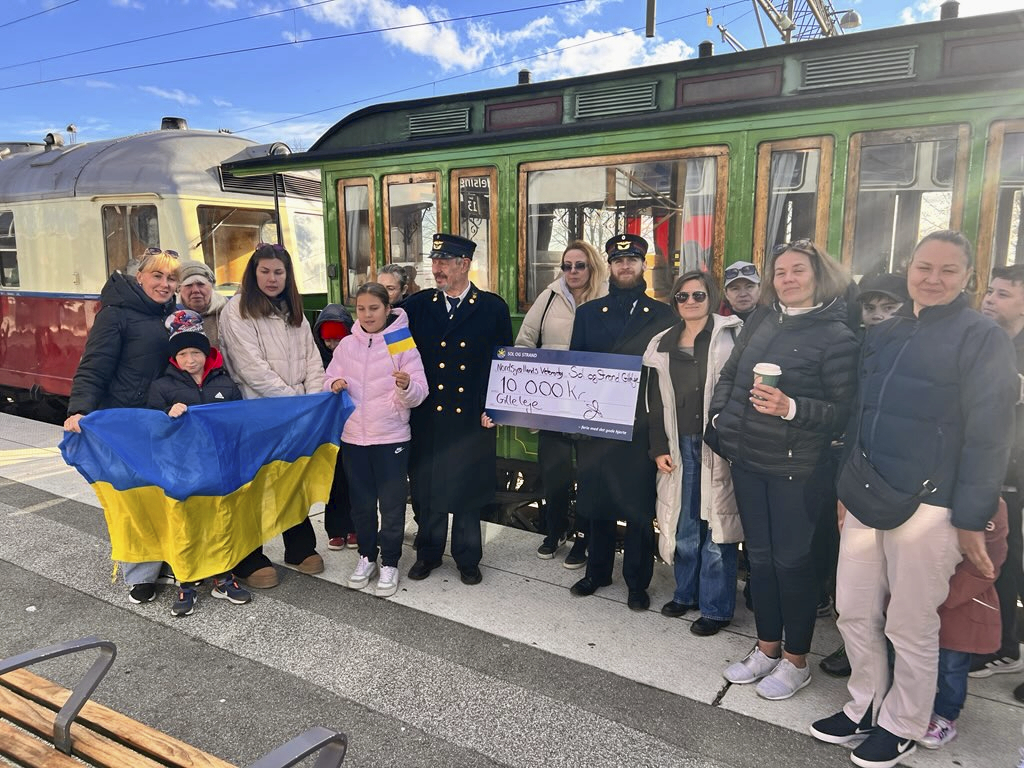10.000 kroner fra Sol og Strand sender ukrainske familier til Kronborg ...